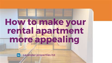 How To Make Your Rental Apartment More Appealing