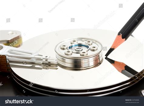 Open Hard Disk Drive Stock Photo 34759000 Shutterstock
