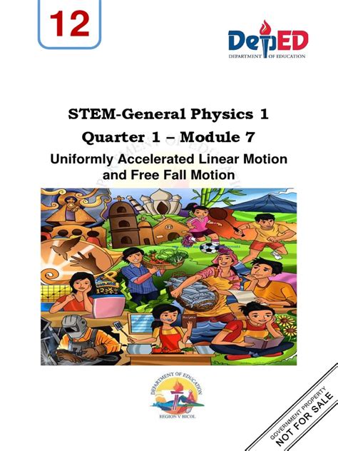 7 Module 7 Q1 Generalphysics 1 Pdf Kinematics Velocity