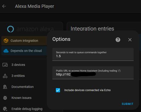 Unable To See Echo Dot Sensors Third Party Integrations Home Assistant Community