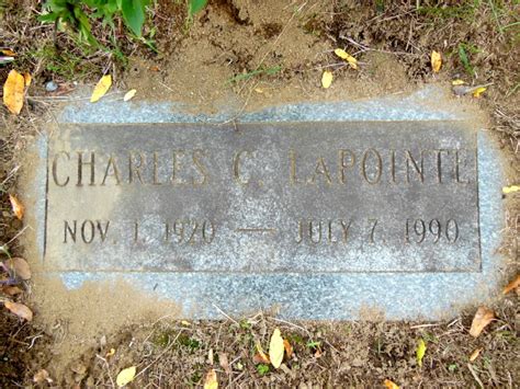 Charles C Lapointe 1920 1990 Find A Grave Memorial