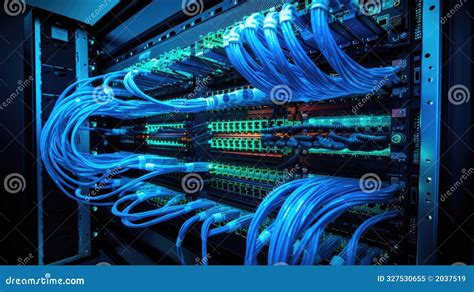 Panel Cabling Solutions Royalty Free Illustration