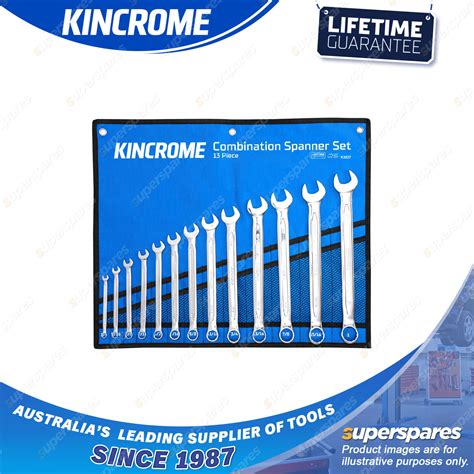 13 Pcs Of Kincrome Combination Spanner Wrenches Set Mirror Polish Finish