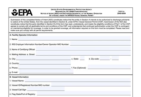 Submitting A Notice Of Intent To The Epa What Do Permits Cover Path