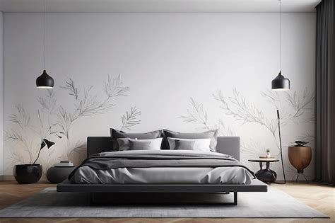 Premium Photo Modern Wallpaper With Minimalist Design Elements