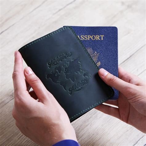 Personalized Leather Passport Holder Bulk Order Travel Cover Etsy