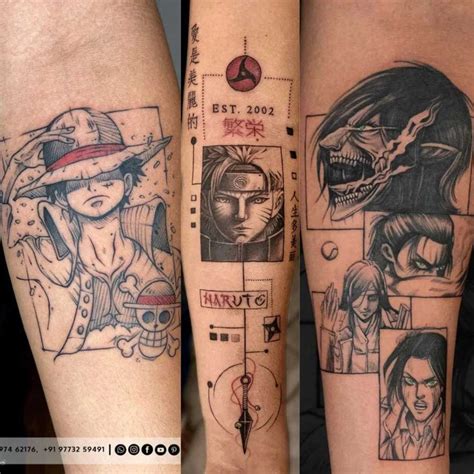 Anime Tattoo Design Ideas For Men And Women