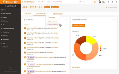 How To Customize Project And Personal Dashboards • Tuleap Blog