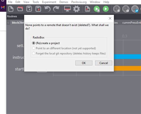 pushing experiment to pavlovia builder psychopy