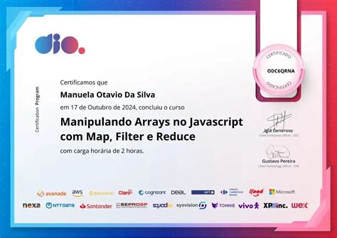 Manipulando Arrays No Javascript Com Map Filter E Reduce Manuela Otavio