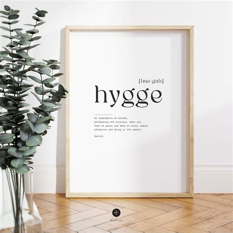 Hygge Poster Etsy