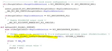Stm32l4xx Hal Rccex Periphclkconfig Pll Clock Sou Stmicroelectronics Community