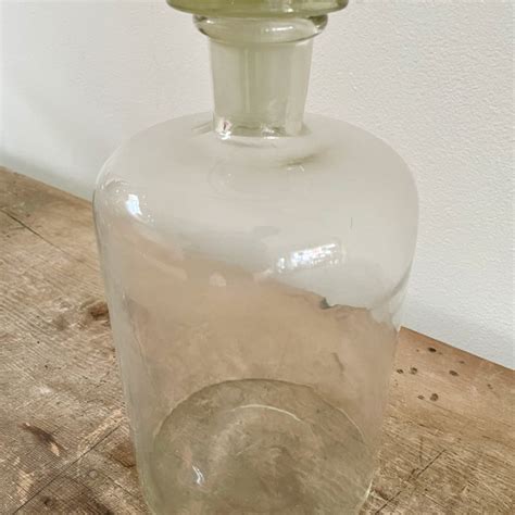 Bottle Neck Lab Glass Container With Lid Stock Studio