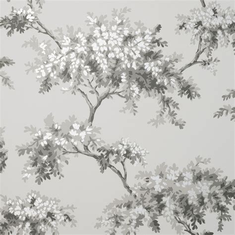 Crown Archive Tree Grey Wallpaper