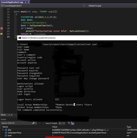 Setsystemtime Setlocaltime Failed Errorprivilegenotheld 1314 0x522 A Required Privilege