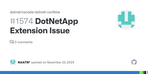 dotnetapp extension issue · issue 1574 · dotnet vscode dotnet runtime