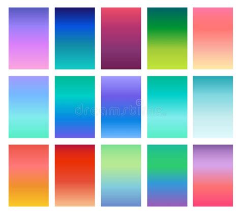 Soft Color Gradients Background Modern Screen Design For Mobile App