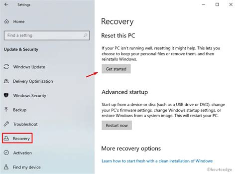 How To Reset This Pc Using Cloud Download On Windows 10 Howtoedge