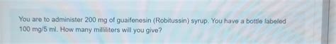 Solved Acyclovir 300mg Is In 150ml Of D5w To Infuse Over