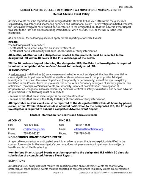 Albert Einstein College Of Medicine Docest