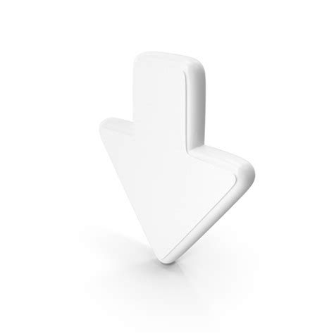 Down Arrow Symbol White Png Images And Psds For Download Pixelsquid