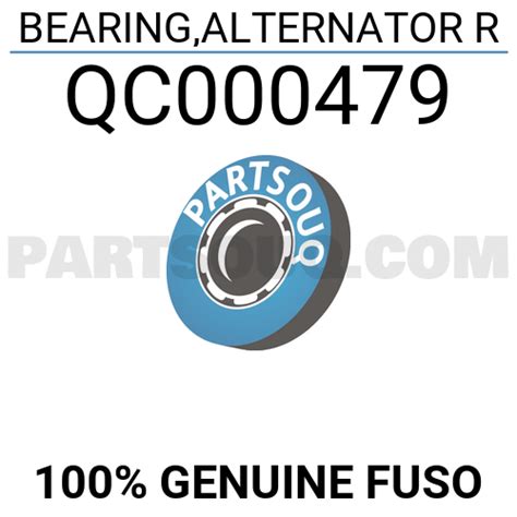 BEARING,ALTERNATOR R QC000479 | FUSO Parts | PartSouq