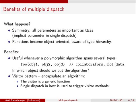 Multiple Dispatch Speaker Deck