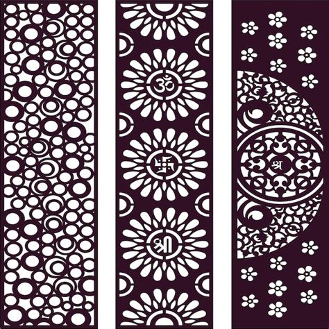 Premium Vector 3 Set Of Geometric Pattern Design