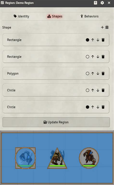 Scene Regions Foundry Virtual Tabletop