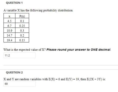 Solved A Variable X Has The Following Probability Chegg Com