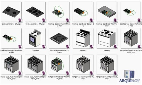Familias De Cocinas Para Revit Arquihoy