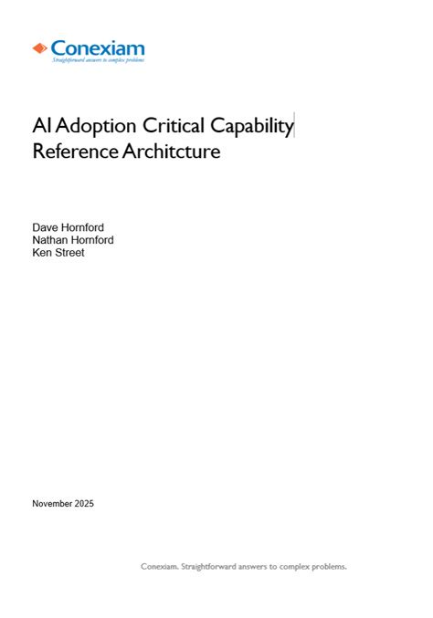 Download Ai Adoption Critical Capability Reference Architecture Conexiam