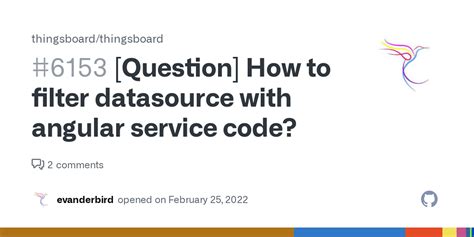 Question How To Filter Datasource With Angular Service Code · Issue