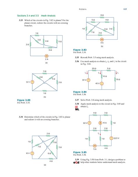 Mesh Analysis Problem Set Problems Sections And Mesh Analysis Which Of The Circuits