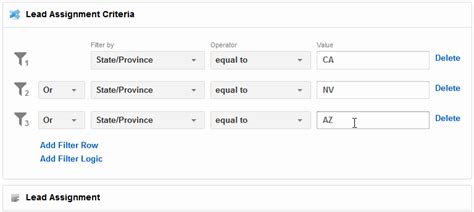 Setting Up A Lead Assignment Rule Insightly Help Center