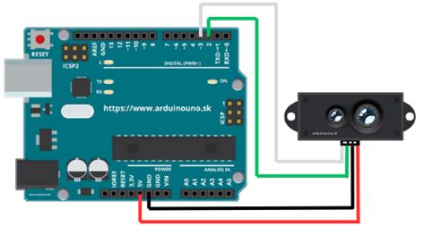 Snímač Tfmini S Lidar A Arduino Arduinounosk
