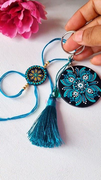 Mandala Rakhi Keychain😊raksha Bhandan Special Youtube
