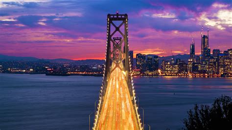 San Francisco Oakland Bay Bridge Ultra Hd Wallpapers Wallpaper Cave