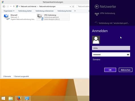 Ipsec Ikev2 Unter Windows 8 Einrichten Perfect Privacy