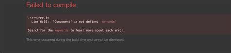 React 】component Is Not Defined No Undef Tamakipedia
