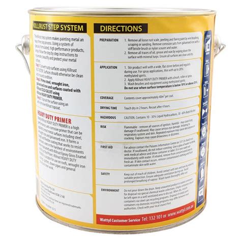 Wattyl Killrust Heavy Duty Primer 250ml 500ml 1l Or 4l Ebay Australia