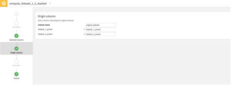 record unmatched rows from two datasets without code recipe — dataiku