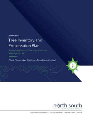 Fillable Online Tree Inventory And Preservation Plan Fax Email Print PdfFiller