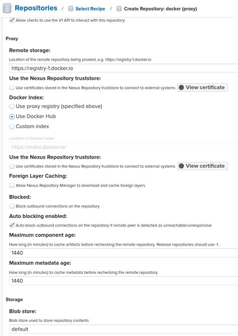 Nexus Configuring Docker Proxy Repository And Containerd In