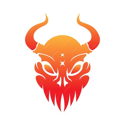 Premium Vector Demon Logo Icon Design