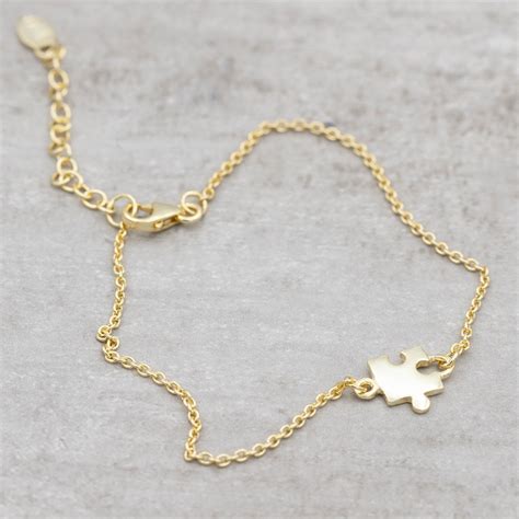 Guldarmband Liten Pusselbit