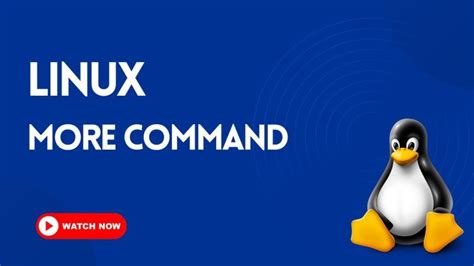 Learn The More Command In Linux Mohammad Abdullah Ansari Posted On