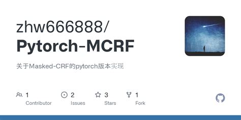 Github Zhw666888pytorch Mcrf 关于masked Crf的pytorch版本实现