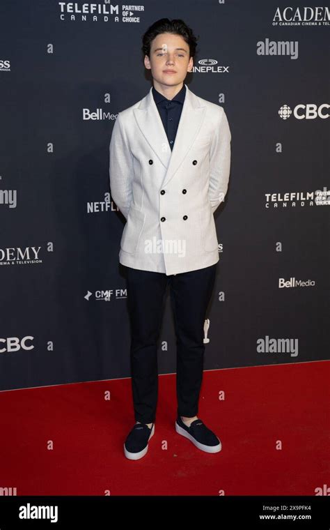 Benjamin Evan Ainsworth Attends The 2024 Canadian Screen Awards At Cbc Broadcast Centre Stock