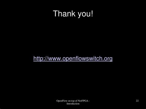 ppt openflow on top of netfpga powerpoint presentation free download